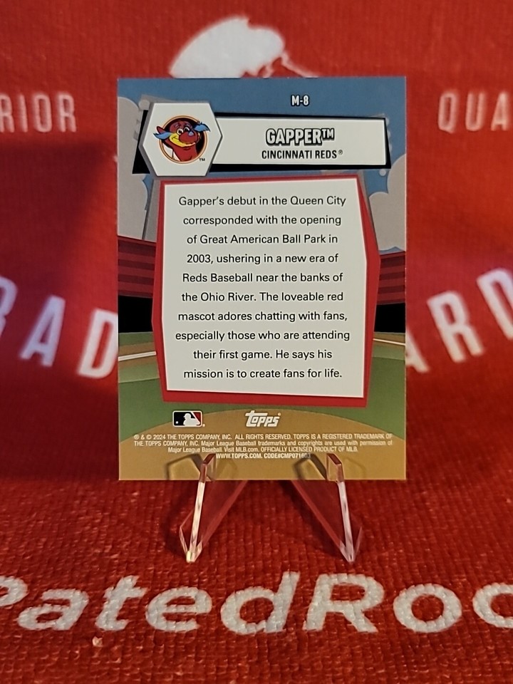 2024 Topps Big League GAPPER Mascots M-8 MINT Cincinnati Reds | eBay