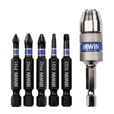 IRWIN 6 Piece Impact Power Bits And 63mm Extension | eBay Australia