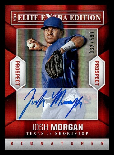 2014 Panini Elite Extra Edition #90 Josh Morgan Prospects Signatures ...