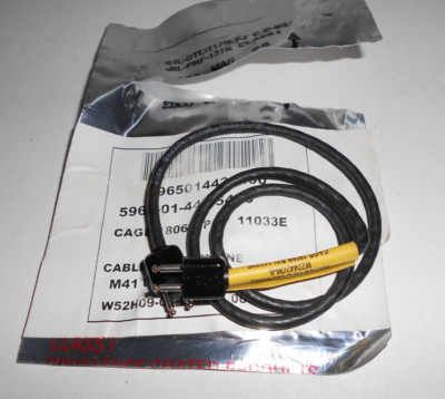 USGI Peltor Harris Microphone Cable M41 NSN:5965-01-443-5490 NEW Free ...