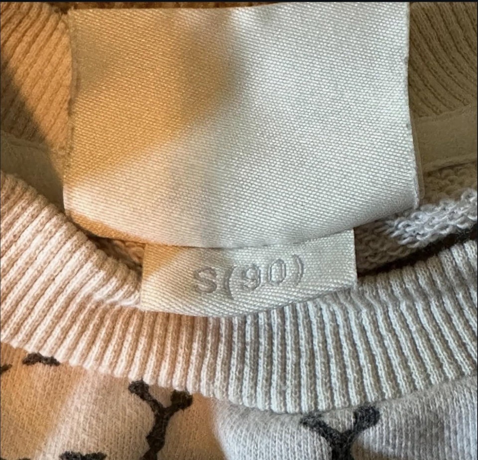 New York Yankees Vintage 90s Cream Colored Crew Neck All Over Print ...