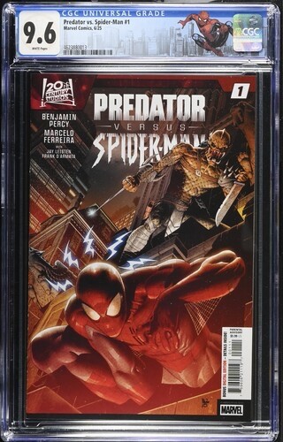Predator vs. Spider-Man #1 CGC 9.6 - 1st App SKINNER. Custom Label | eBay