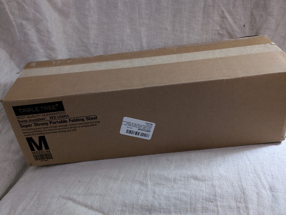 TRIPLE TREE 2 Pack Camping Stool Grey 13.8 Inch Portable Folding Stool ...