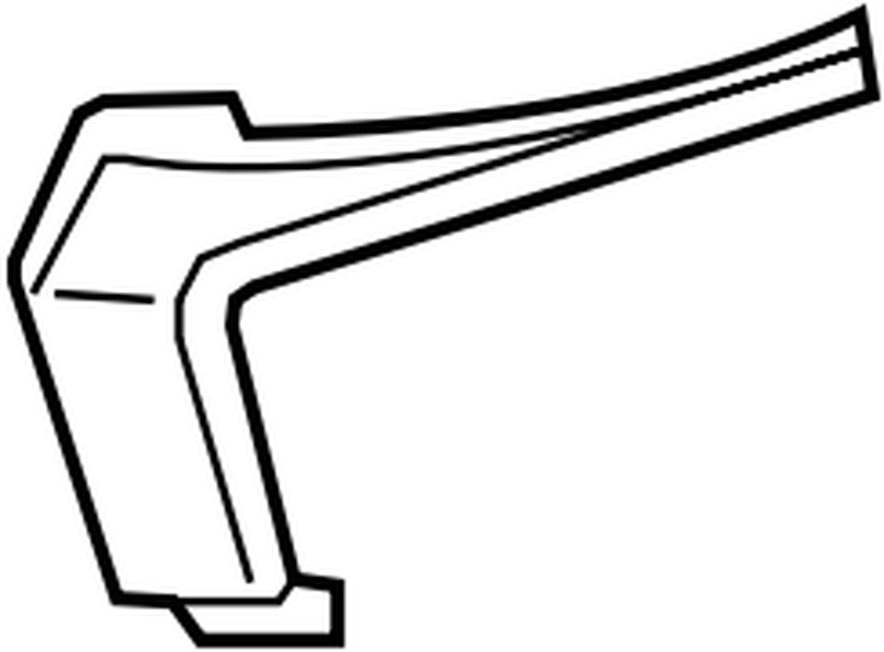 6407A145 Mitsubishi Garnish, fr bumper side 6407A145, New Genuine OEM ...