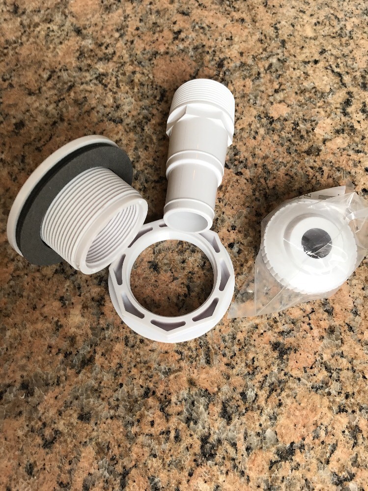 Replacement For Hayward SP1023 Inlet Return Set Fittings Locknut Gasket ...