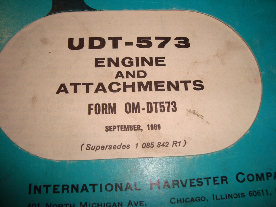 IH International Harvester 596 Tandem Disk Harrow Operators Manual | eBay