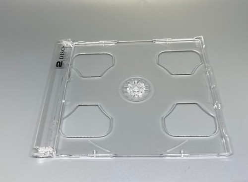 400 PCS NEW DOUBLE CD SMART TRAY, 2 DISCS PRINT, CLEAR, YL29LOGO | eBay