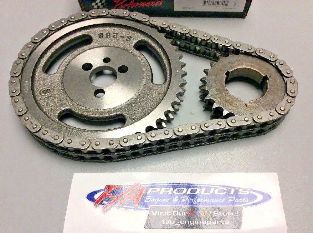 Small Block Chevy 283 327 350 Engines Double Roller Timing Set Melling ...