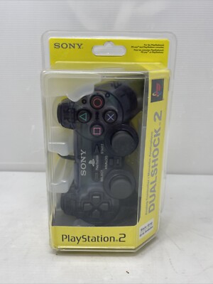 Sealed ORIGINAL Sony DualShock 2 Slate Gray Controller (PlayStation 2 ...