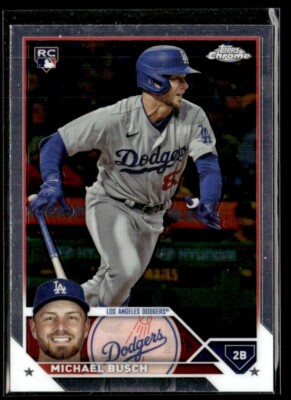 2023 Topps Chrome Update Michael Busch Rookie Los Angeles Dodgers # ...