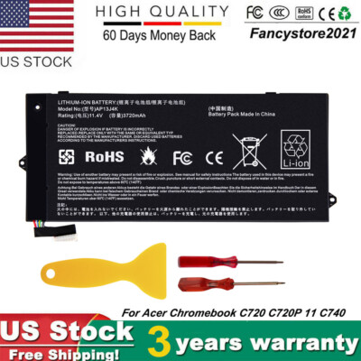 AP13J3K AP13J4K Battery for Acer Chromebook C720-2848 C720 C720P C740 ...