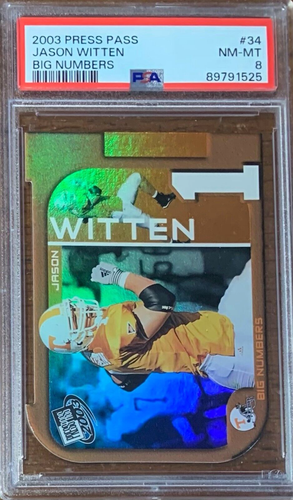2003 Press Pass - Big Numbers Jason Witten #BN 34 (RC) for sale online ...