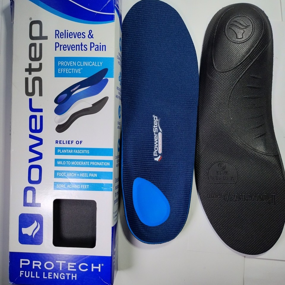 Powerstep Orthotics Arch Heel Support Insoles, Different Sizes & Models ...