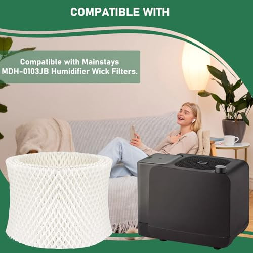 Carmerny MDH-0103JB Humidifier Wicking Filter Replacement Compatible ...