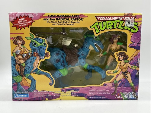 TMNT 1994 CAVE WOMAN APRIL Radical Raptor Teenage Mutant Ninja Turtles ...