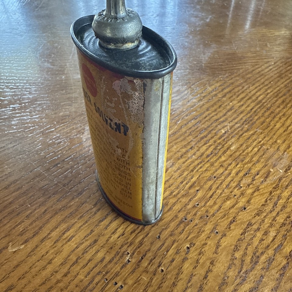 Remington UMC powder Solvent Early Rare Gun Oil Lead Top Can | eBay