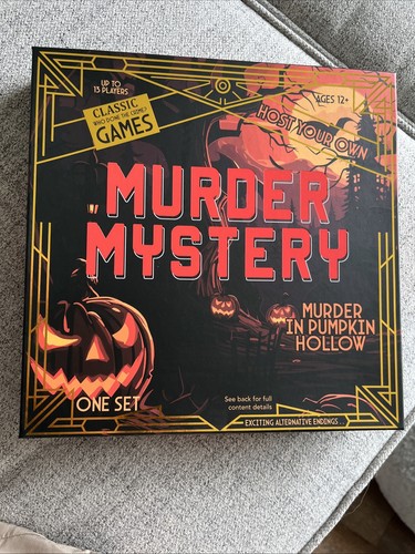 Murder Mystery - Murder in Pumpkin Hollow, Halloween Family Game 2025 ...