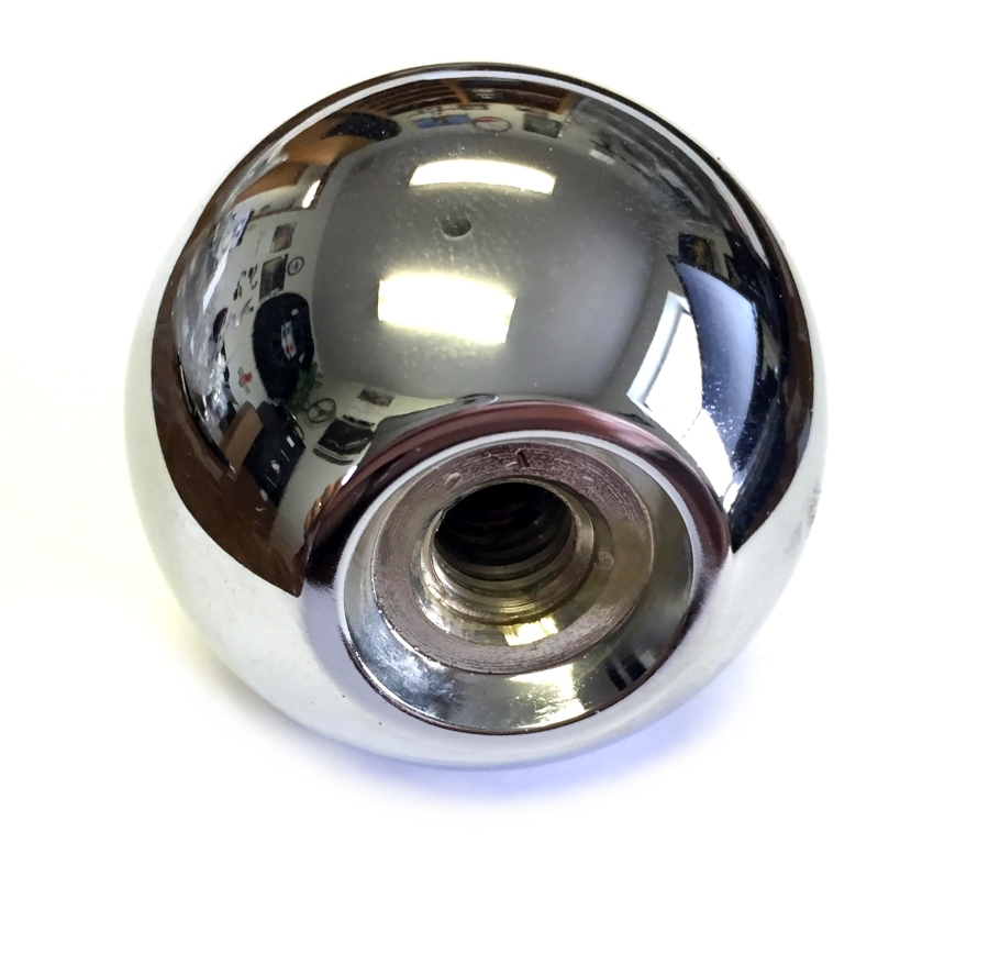 67-70 CAMARO CHROME SHIFT BALL 4 SPEED 3/8 SHIFT KNOB FOR HURST ...