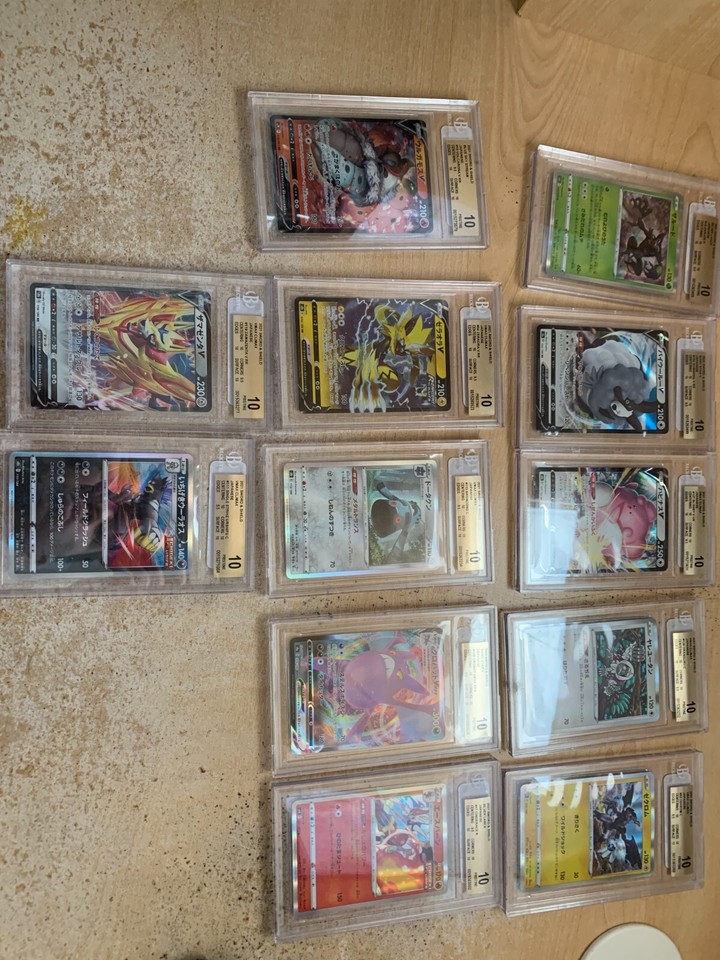100 PSA BGS 10 GEM MINT Graded Pokemon Slab LOT Bulk Wholesale WITH ...