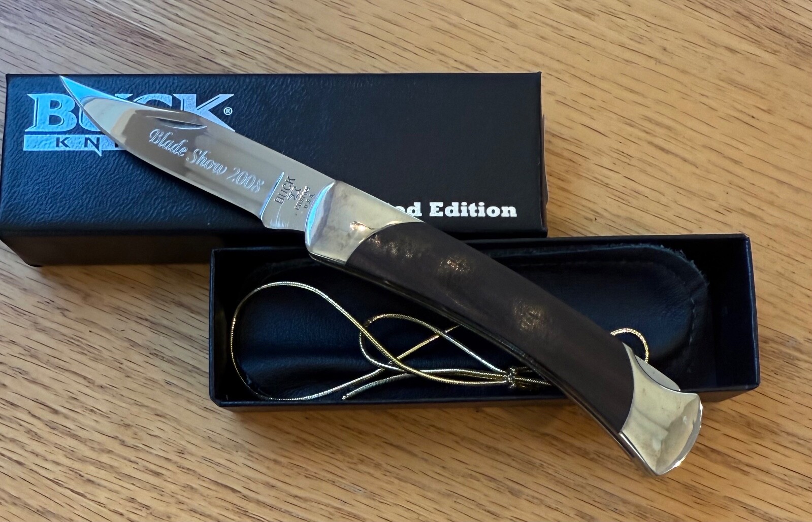 STUNNING BUCK 055 AWARD SHOW KNIFE NEVER USED IN BOX N21 | eBay