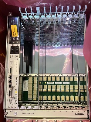 Nokia 3FE67229AB OLT 7360 ISAM FX-8 Shelf Chassis | eBay