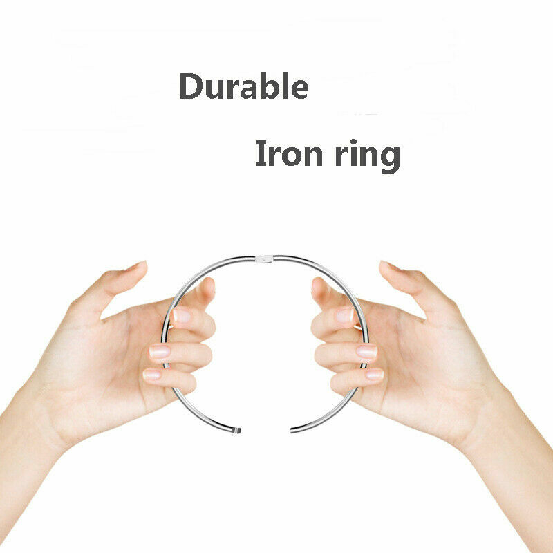 5-100pcs Large Hinged Split Ring Jailer Key Ring Durable Holder Hoop 25 ...