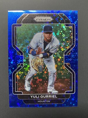 2022 PRIZM #189 Yuli Gurriel /199 Blue Disco | eBay