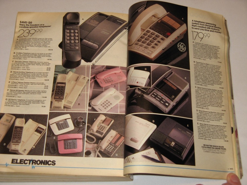 Vintage 1989 Sears Fall and Winter Catalogue - Fashion, Furniture ...