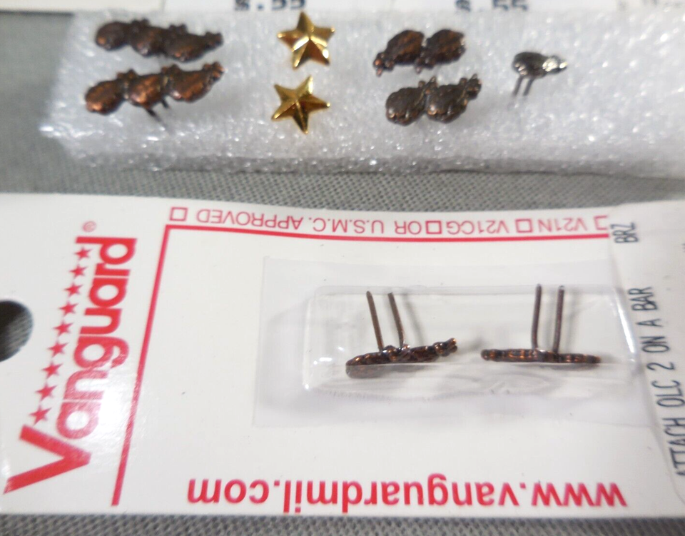 Lot of U.S. Military Service Ribbons Loose & On Racks & Empty Racks ...