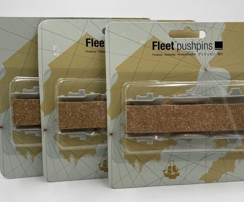 18 Fleet Push Pins BATTLESHIP NEW SEALED Cork board School Work Home ...