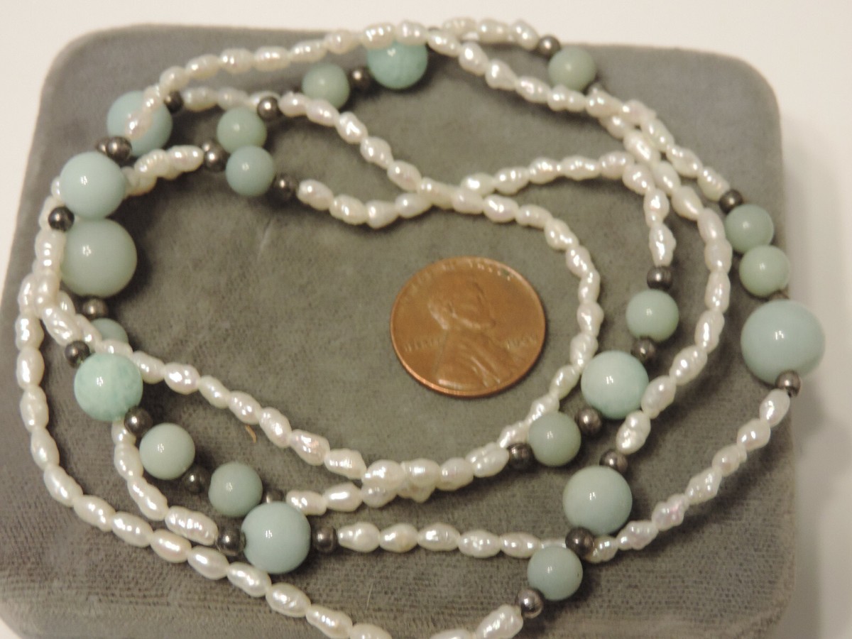 Aqua Jade Green Good Prehnite, Green Onyx, Aqua Chalcedony & Jade