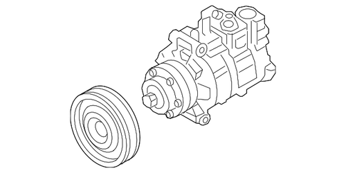 Genuine Audi Compressor 80A-816-803-N | eBay