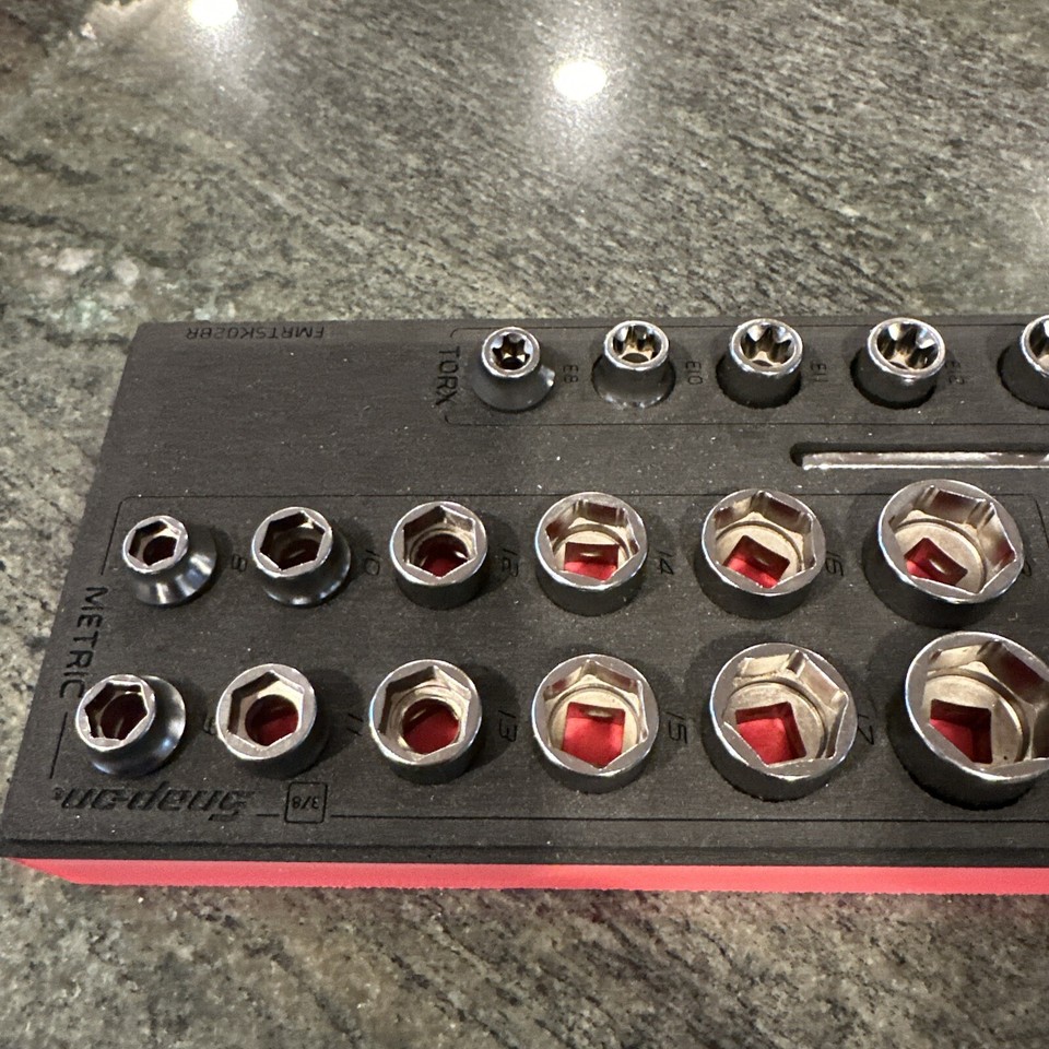 Snap On 230rfsmle 30 pc low profile ratchet and socket master foam set ...