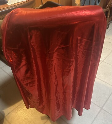 Child Red Super Hero Cape 31 Inches Fun Shiny | eBay
