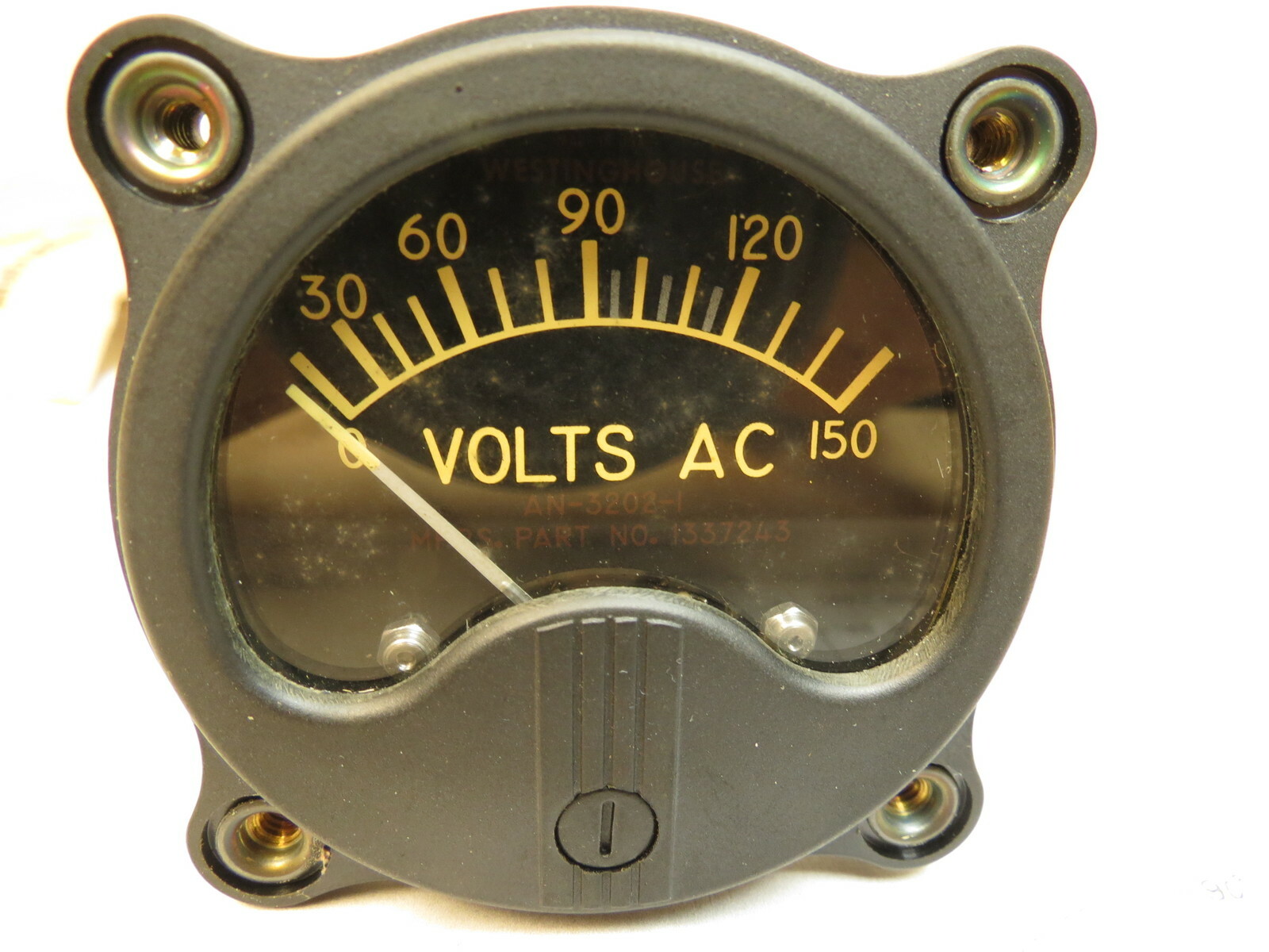 Vintage WW2 Voltmeter 0-150 Volts A.C. Antique Radio Westinghouse Type ...