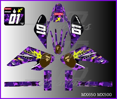 Razor MX500 MX650 graphics kit decals THICK AND HIGH GLOSS | eBay
