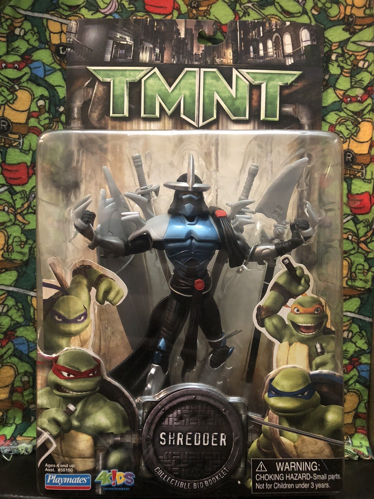 TMNT Shredder Teenage Mutant Ninja Turtles CGI Film 2007 MOC Sealed 🐢 ...