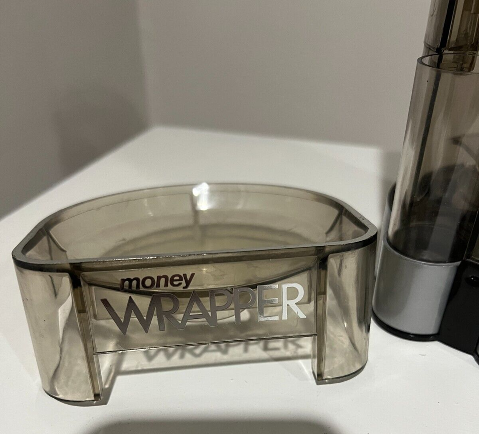 MAGNIF Money Wrapper Motorized Coin Bank Made in USA 1997 | eBay