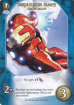 IRON MAN Upper Deck Marvel Legendary REPULSOR RAYS | eBay