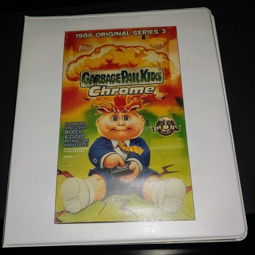 2020 Garbage Pail Kids Chrome Series 3 Complete 100 Card Set in Binder ...