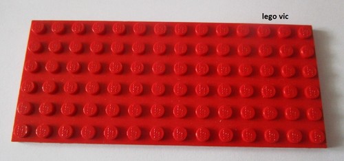 Lego 3456 Plate 6x14 Red Fabuland 3662 3676 Red Baron 10024 6365 MOC B2 ...
