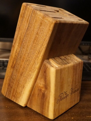 Pioneer Woman Rustic Knife Block. | eBay