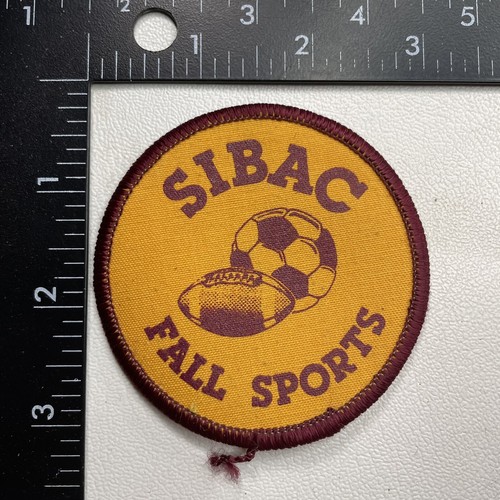 Vtg SIBAC FALL SPORTS Soccer & Football Patch 29R5 | eBay
