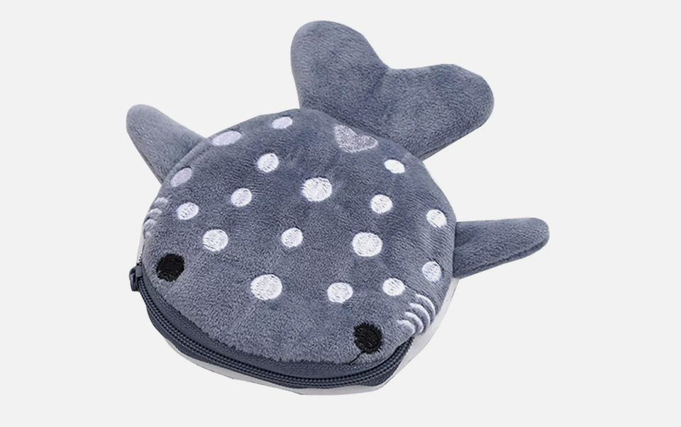 Whale Shark Coin Purse Portable Plush Coin Bag Cute Key Earphone Pouch ...