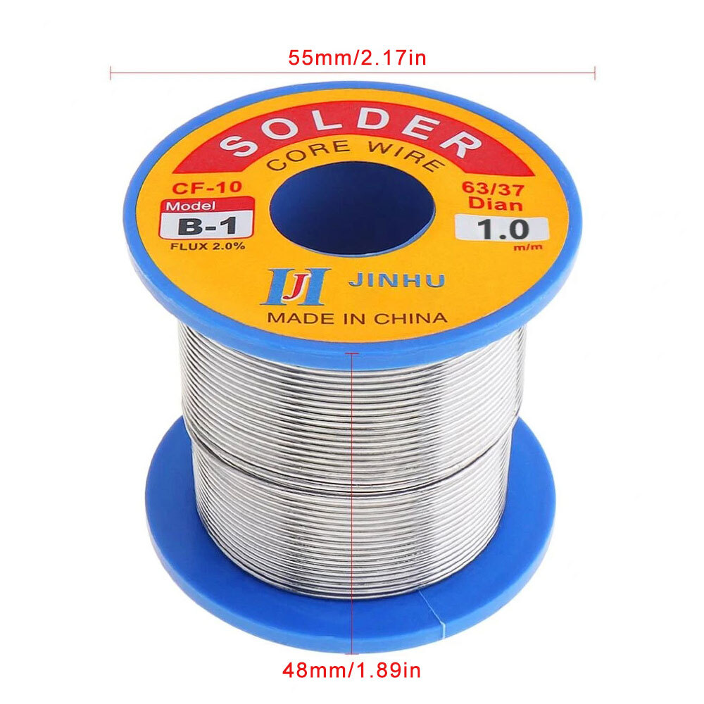 300g Tin Wire Soldering Solder Fluxed Core Electronics Lead Flux 63/37 ...