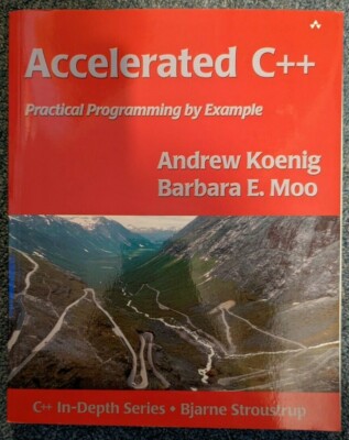 Accelerated C++ : Practical Programming by Example, 2000. Andrew Koening. 9780201703535| eBay