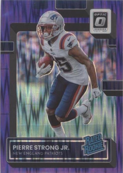 2022 Panini Donruss Optic - Rated Rookie Pierre Strong Jr. #241 Purple ...