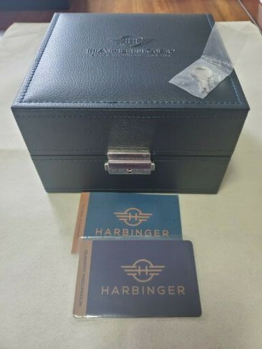 Harbinger Marauder Stone Grey 42mm Pilot Watch W/ Unique Power Reserve ...