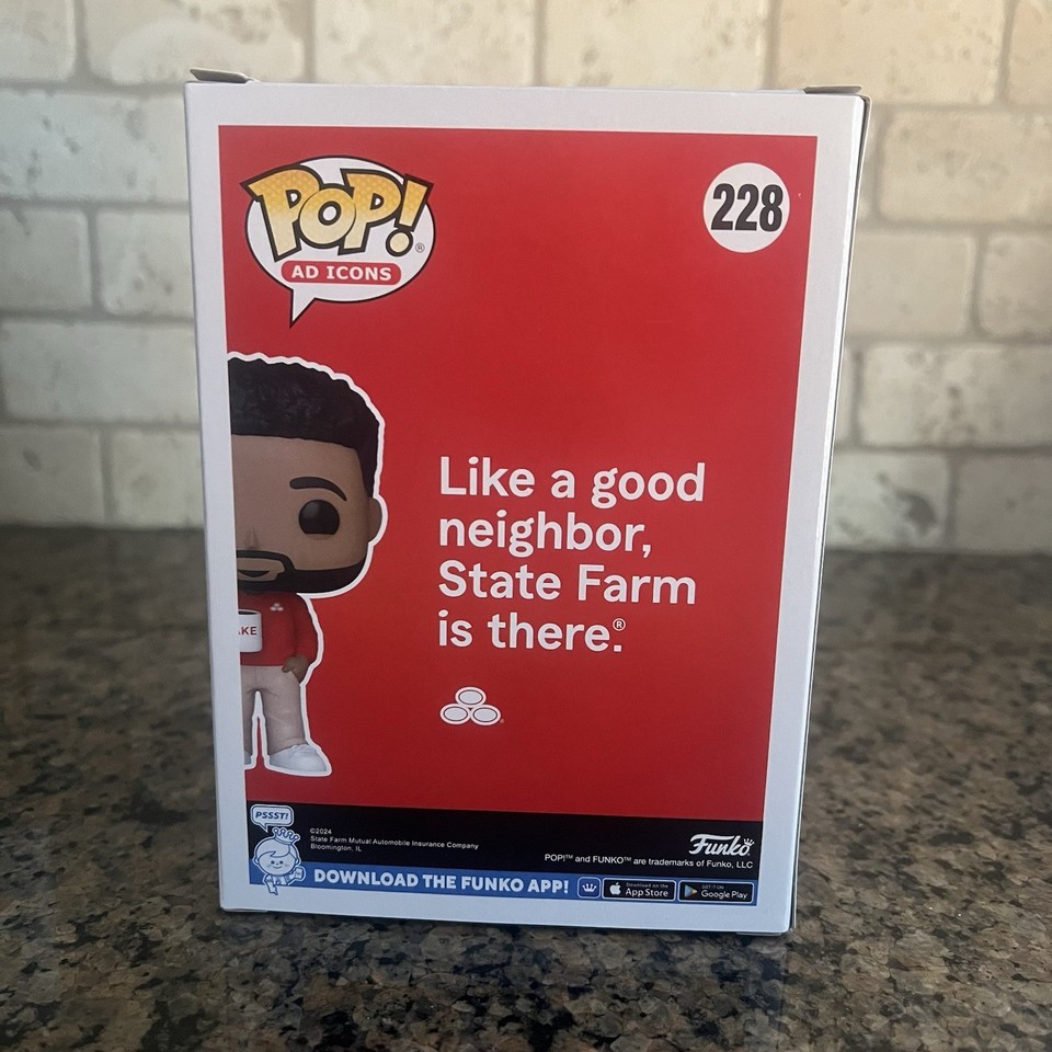 Funko Pop! Ad Icons Jake From State Farm 2025 Atlanta Hawks SGA 12/14 ...