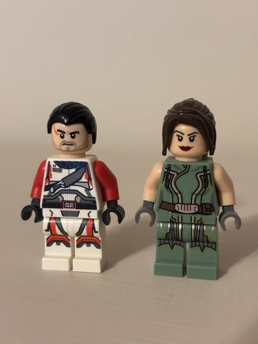 LEGO Star Wars SW0389 Shatele Shan AND SW0391 Republic Trooper Jace ...
